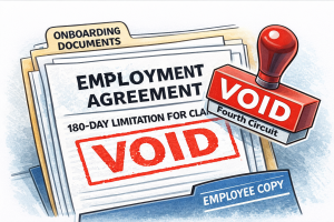 Can employers make employees sign a contract shortening the time to ...